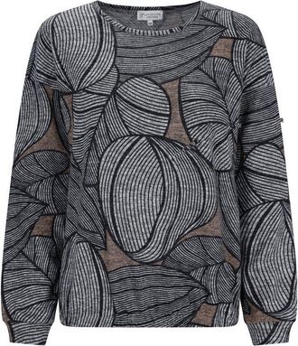 Hajo Langarmshirt Strickshirt Blouson Style Soft Touch