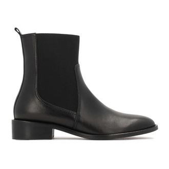 Kazar Leder Chelsea-Stiefel mit elastischem Obermaterial - - Shoes - Damen - Schwarzk - 37 EU