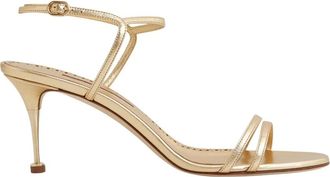 Manolo Blahnik Femme, Chaussures, Jaune, Taille: 39 1/2 EU Ciagalo 70 Stiletto Sandales