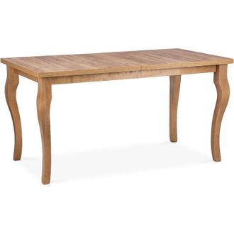 Konsimo Esstisch ausziehbar bis 190cm, rechteckig cabio, Beige, laminierte M&ouml;belplatte, Elegant, 150-190x76,5x80 - Konsimo