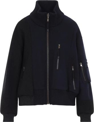 Maison Margiela Bomber r&eacute;versible Spliced - Femme - Vestes - Bleu - Taille: 36 FR