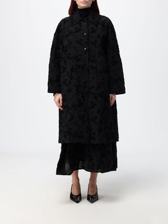Ter Et Bantine Ter et Bantine Manteau long &agrave; simple boutonnage avec d&eacute;tails floraux