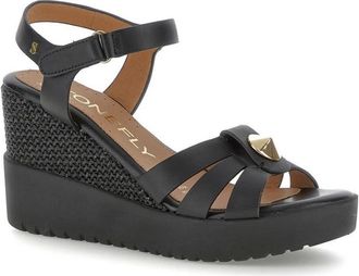 Stonefly Stonefly, Femme, Chaussures, Noir, Taille: 36 EU Sandale compens&eacute;e clout&eacute;e