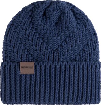 Knit Factory Sally M&uuml;tze - Strickm&uuml;tze f&uuml;r Damen und Herren - Beanie - Winterm&uuml;tze mit Wolle - Robusten Look - Hochwertige Qualit&auml;t - Capri
