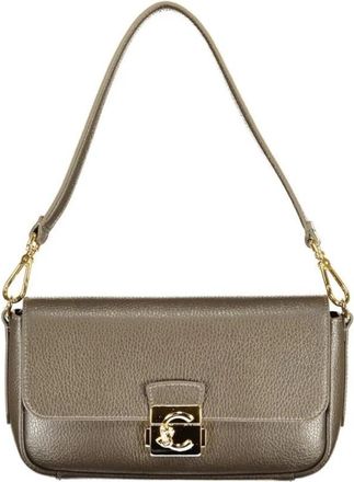 Coccinelle Umh&auml;ngetasche aus Leder mit charakteristischem Verschluss - - Bags - Damen - Braun - ONE SIZE