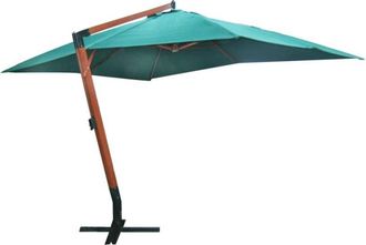 vidaXL Parasol flottant Melia 300 x 400 cm Vert