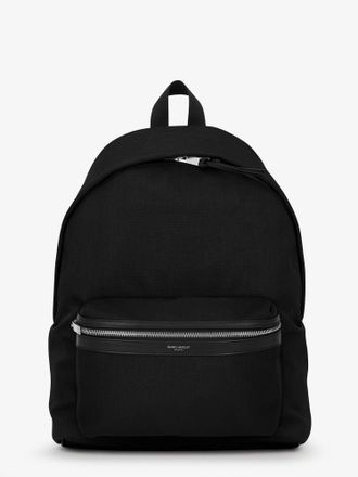 Saint Laurent Nylon and leather City backpack - SAINT LAURENT - gender_Man