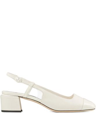 Jimmy Choo London escarpins Elsa à bride arrière 45 mm - Tons neutres