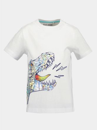 Blue Seven Blue Seven T-Shirt 802319 X Wei&szlig; Regular Fit