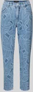 Mc Neal Slim Fit Jeans im 5-Pocket-Design mit Fransensaum