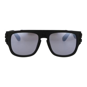 Philipp Plein Stylische Sonnenbrille - - Accessories - Herren - Schwarzk - 55 MM