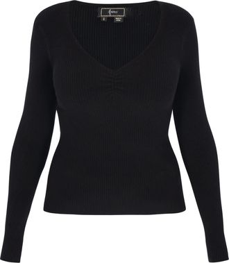 Faina Pullover Frauen Schwarz