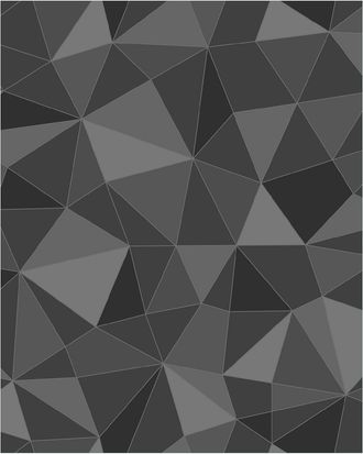 Wallario Poster - Geometrisches Schattenmuster in Premiumqualit&auml;t, Gr&ouml;&szlig;e: 40 x 50 cm