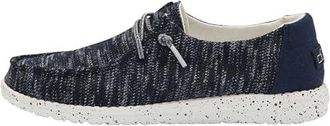 HeyDude Wendy Sox - Baskets pour Femme - Chaussons avec Semelles Confortables - Style Mocassin, Navy, 40