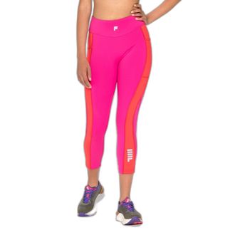 Fila Damen Redon 7/8 Leggings, Pink Yarrow-bittersweet, S EU