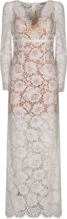 Self Portrait Femme, Robes, Blanc, Taille: 38 FR Robes