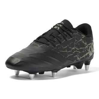 Canterbury Of New Zealand Unisex Phoenix Genesis Team Soft Ground Rugby-Stiefel, Black Gravity Grey, 36 EU
