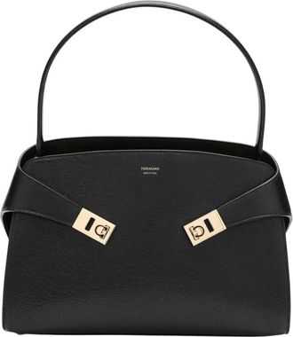 Ferragamo Femme, Sacs, Noir, Taille: ONE Size Petit sac à bandoulière HUG