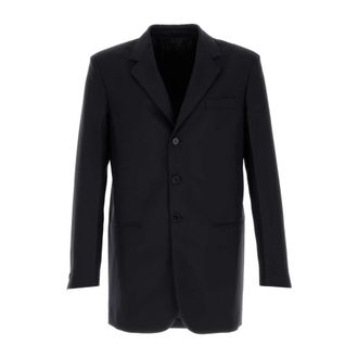 Jil Sander Wollmischungs-Blazer - - Jackets - Herren - Blau - 2XL
