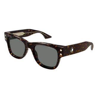 Montblanc Stilvolle Sonnenbrille in Schwarz - - Accessories - Herren - Braun - 54 MM