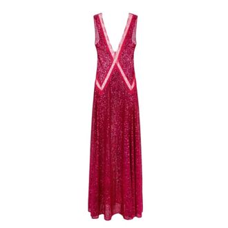 Elisabetta Franchi Ab-366-32E2-V740 - - Dresses - Damen - Rosa - L