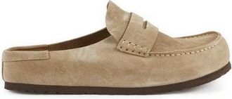 Birkenstock Mules Naples en cuir su&eacute;d&eacute;