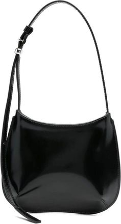 Jacquemus Femme, Sacs, Noir, Taille: ONE Size Le Petit Bisou Sac Bandouli&egrave;re en Cuir