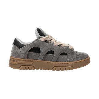 Santha Graue Low-Top Sneakers Modell 1 - - Shoes - Herren - Grau - 45 EU