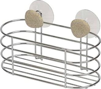 Tendance Tendance - Panier oval metal sur 2 ventouses 2 deco - galet