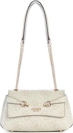 Guess Lorelei Convertible Xbody Flap Bag Bone Logo