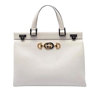 Gucci Pre-owned Zumi Satchel - Femme - Pre-owned - Blanc - Taille: ONE Size