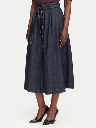 Liu Jo Jeansrock UF6100 D0268 Dunkelblau Regular Fit