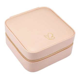 Glanzst&uuml;cke M&uuml;nchen Halskette - Reiset&auml;schchen - Gr. unisize - in Rosa - f&uuml;r Damen