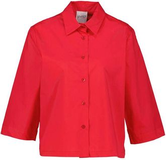 Pure Damen Hemdbluse aus Baumwolle