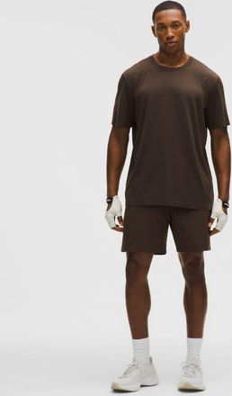 lululemon Zeroed In Shorts ohne Liner f&uuml;r M&auml;nner - 18 cm - Gr&ouml;&szlig;e M in Walnut Crunch