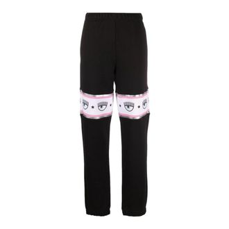 Chiara Ferragni Schwarze Slim Fit Hose - - Trousers - Damen - Schwarzk - M