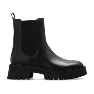 Michael Kors Lederkn&ouml;chelstiefel Asher - - Shoes - Damen - Schwarzk - 37 1/2 EU