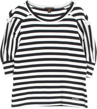 Louis Vuitton t-shirt à rayures (années 2010) - Noir