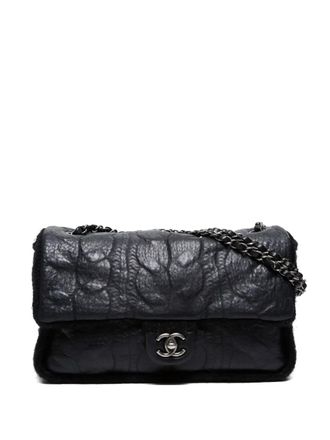 Chanel sac porté épaule Chic Knit Flap (2013-2014) - Noir
