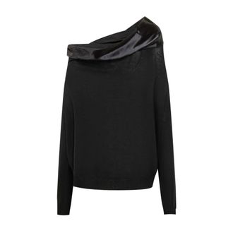 Alberta Ferretti Damen, Strickwaren, Schwarzk, MGr&ouml;&szlig;e
