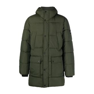 Calvin Klein Gr&uuml;ne Crinkle Puffer Jacke - - Jackets - Herren - Gr&uuml;n - S