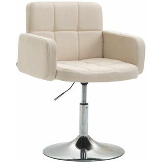 Clp Fauteuil lounge Los Angeles tissu Cr&egrave;me
