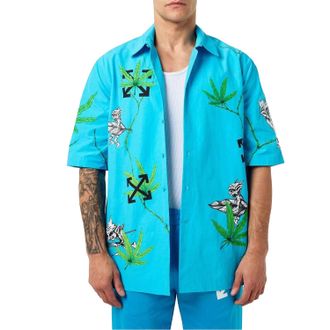 Off-white Off White - Virgil Hemd f&uuml;r Herren, leger (Blau)