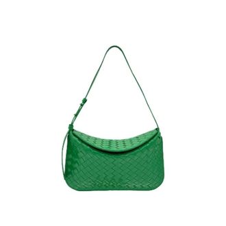 Bottega Veneta Sac bandouli&egrave;re en cuir Pre-owned - Femme - Pre-owned - Vert - Taille: ONE Size