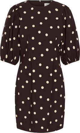 Soaked In Luxury Robe courte imprim&eacute;e SLZazu Dolore - Femme - Robes - Brun - Taille: 36 FR