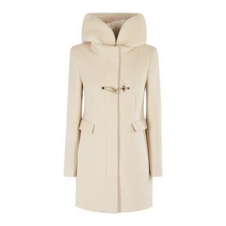 Fay Toggle Coat - - Coats - Damen - Beige - S