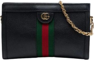 Gucci Sac bandouli&egrave;re vintage doccasion - Femme - Pre-owned - Noir - Taille: ONE Size