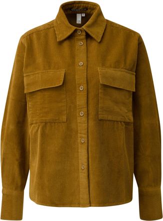 QS by s.Oliver Cord-Overshirt mit Brusttaschen