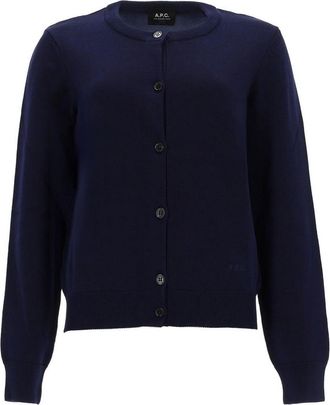 A.P.C. A. P.C. Rundhalspullover - Blau
