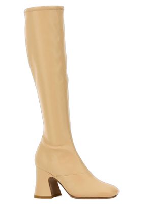 Chlo&eacute; Womens Janis Boot Beige Polyurethane Polyester